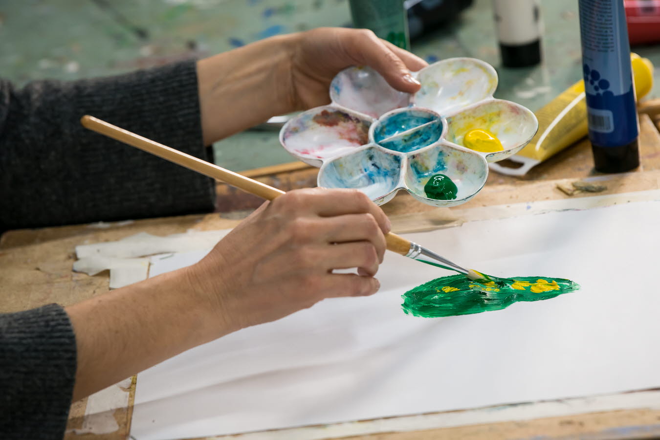 Måleri: olja eller akryl i Malmö