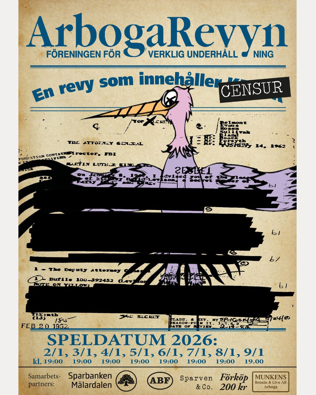 Arboagrevyn Ger Er: Censur